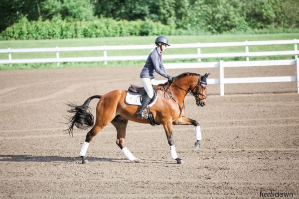 How To Develop The Perfect Jump and Gallop Position - Heels Down Mag