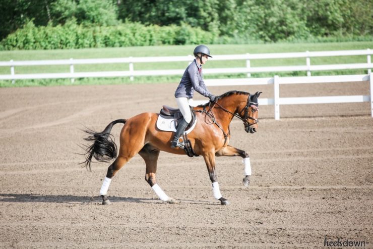 How To Develop The Perfect Jump and Gallop Position - Heels Down Mag